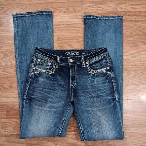 Grace in LA | Jeans | Grace In La Embroidered Jeans | Poshmark